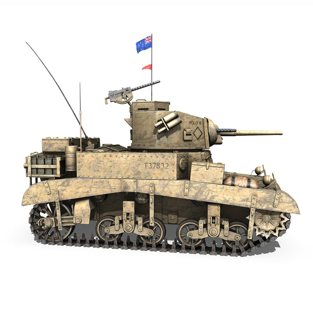 3d british - m3 light tank