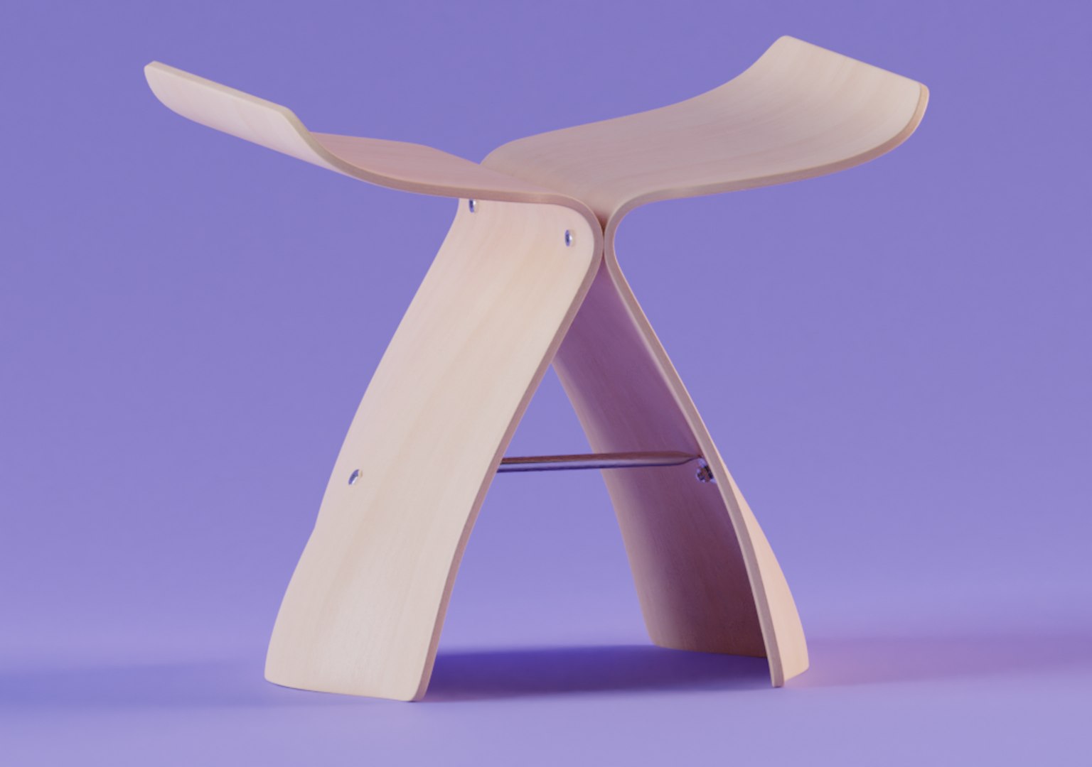Fly Nordic Stool 3D - TurboSquid 1963706
