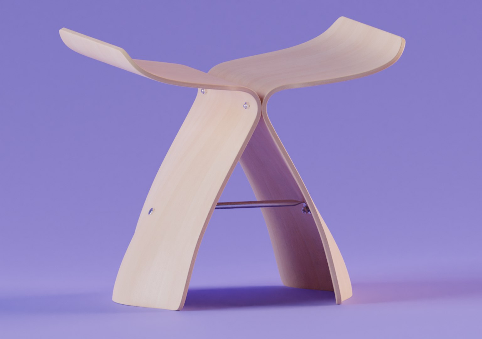 Fly Nordic Stool 3D - TurboSquid 1963706