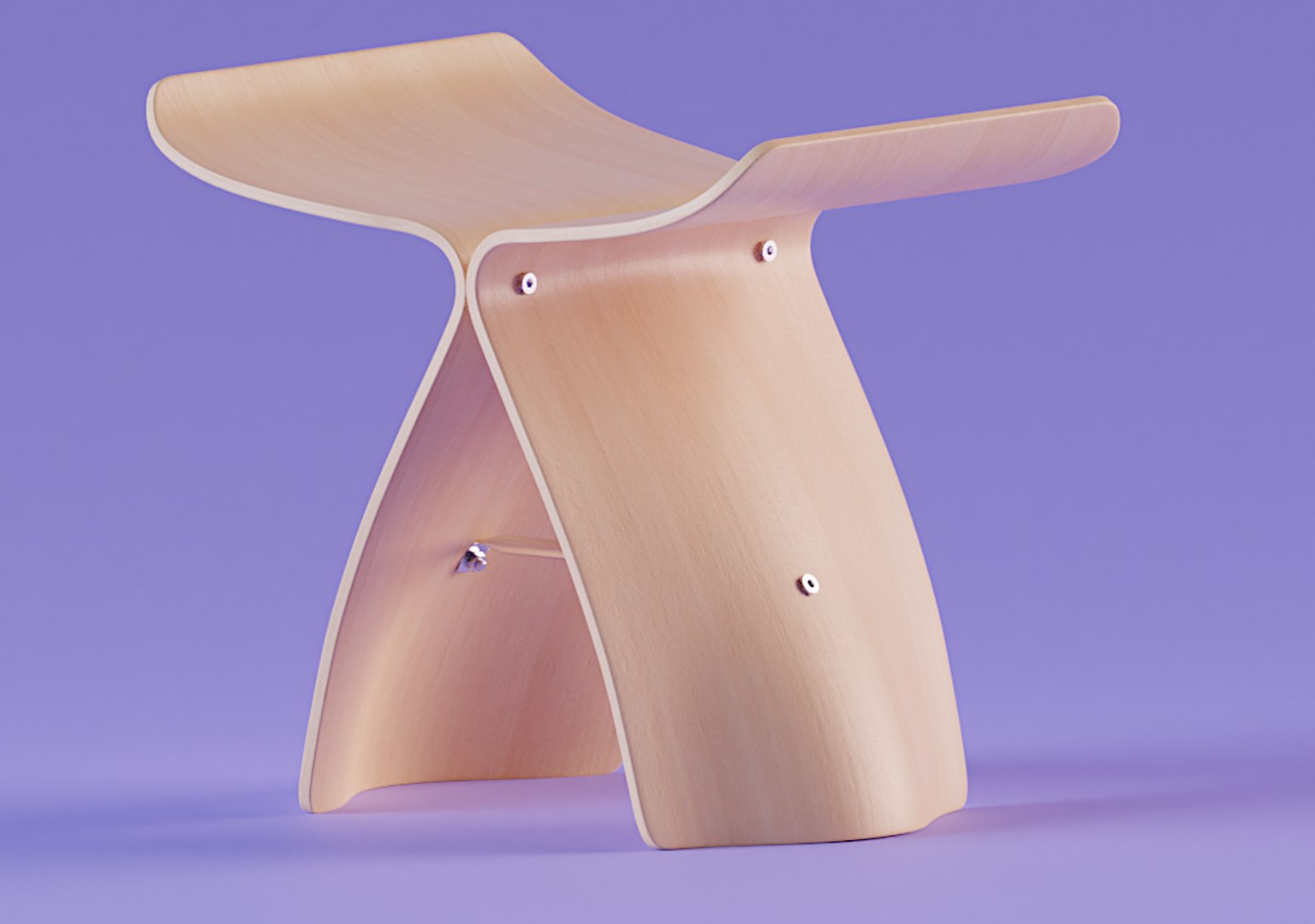 Fly Nordic Stool 3D - TurboSquid 1963706