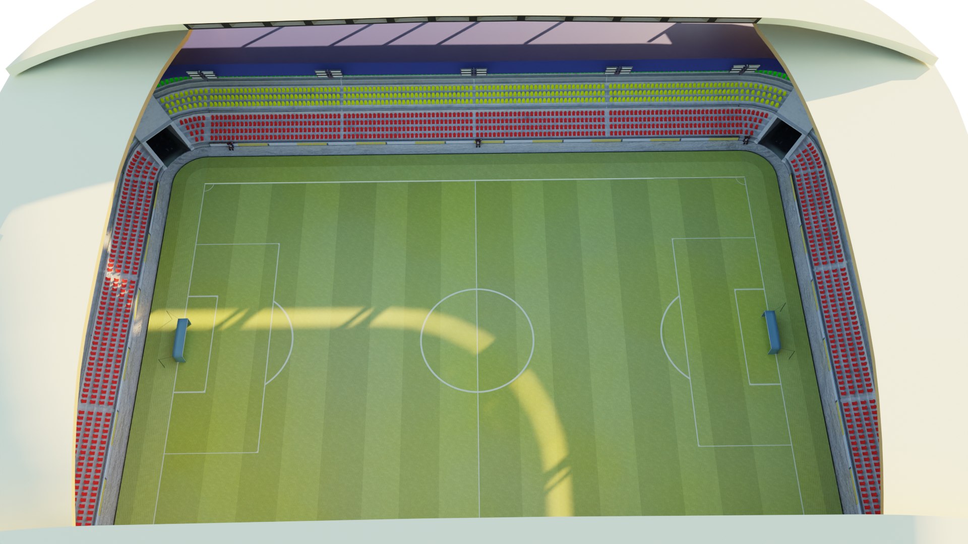 Modular Soccer Player Plus LowPoly Stadium 3D Model - TurboSquid 2354520