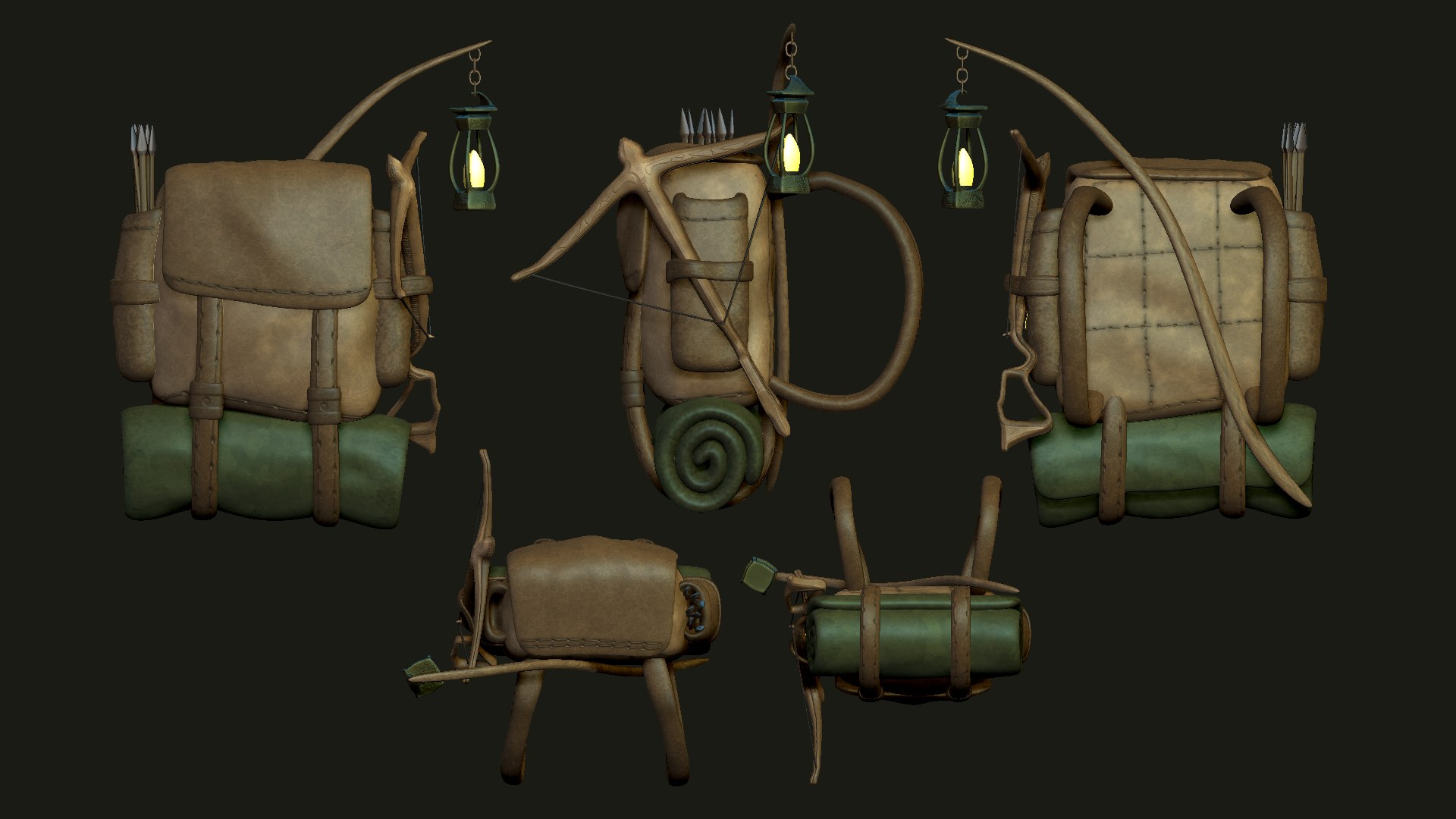 3D Backpack - Character Costume - TurboSquid 1660152