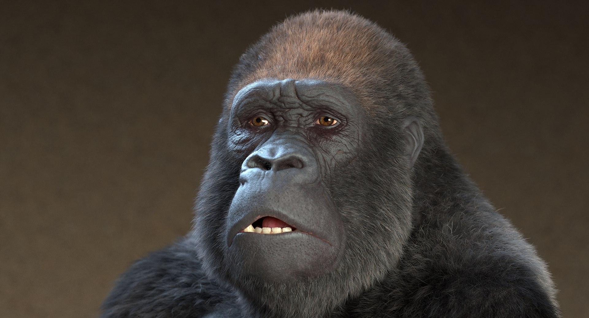 Rigged Gorilla 3D model - TurboSquid 1752118
