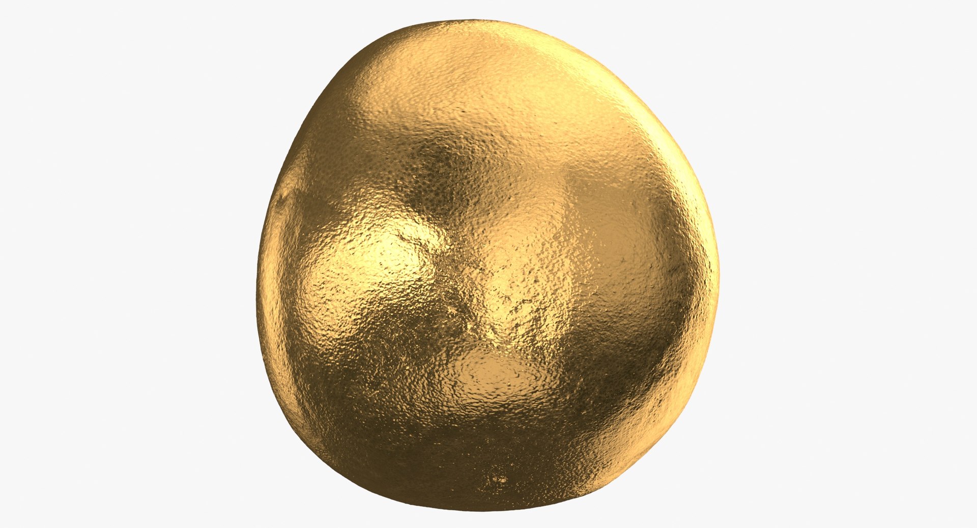 3D Model Pomelo 01 Gold - TurboSquid 1597259