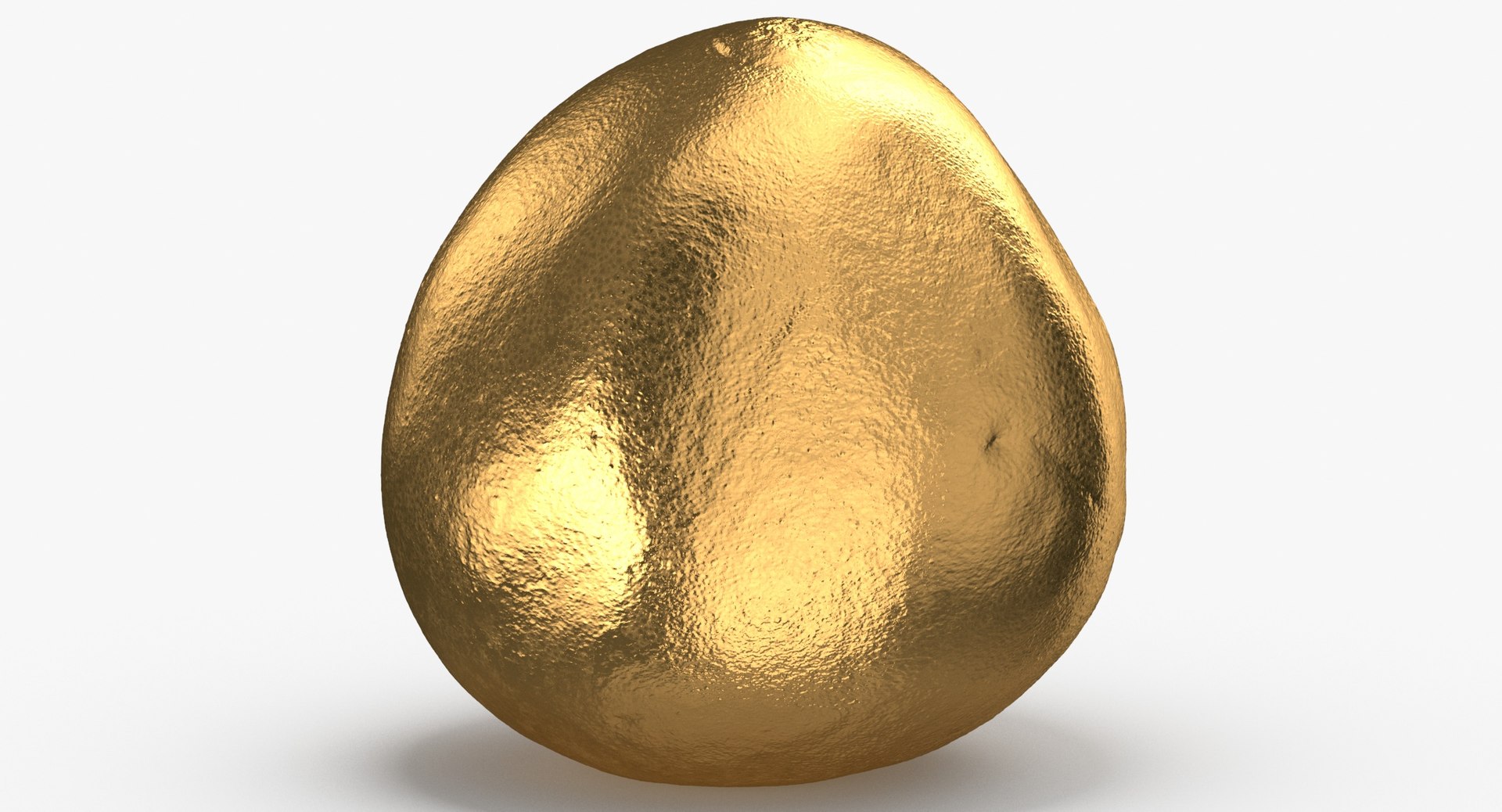 3D Model Pomelo 01 Gold - TurboSquid 1597259