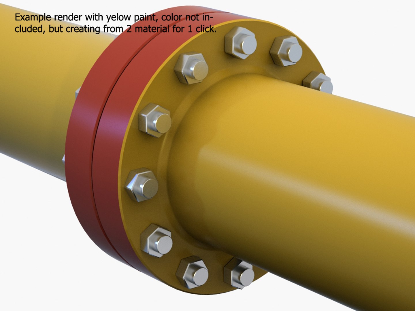 3d Model Bend 90 Big Radius