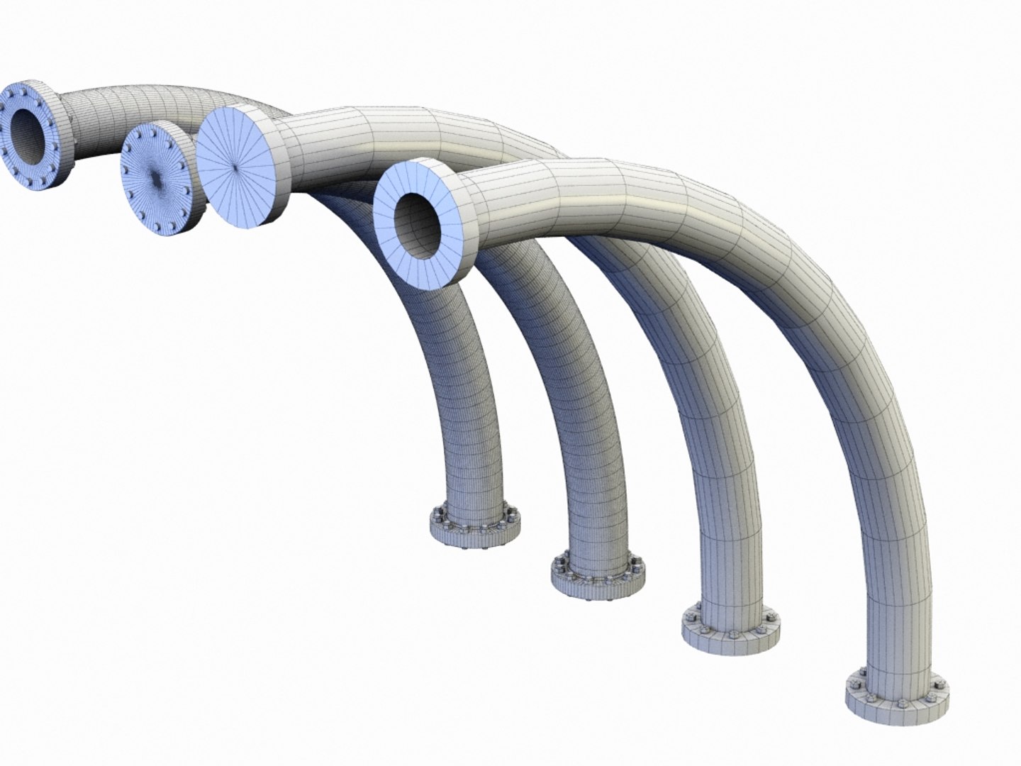 3d Model Bend 90 Big Radius
