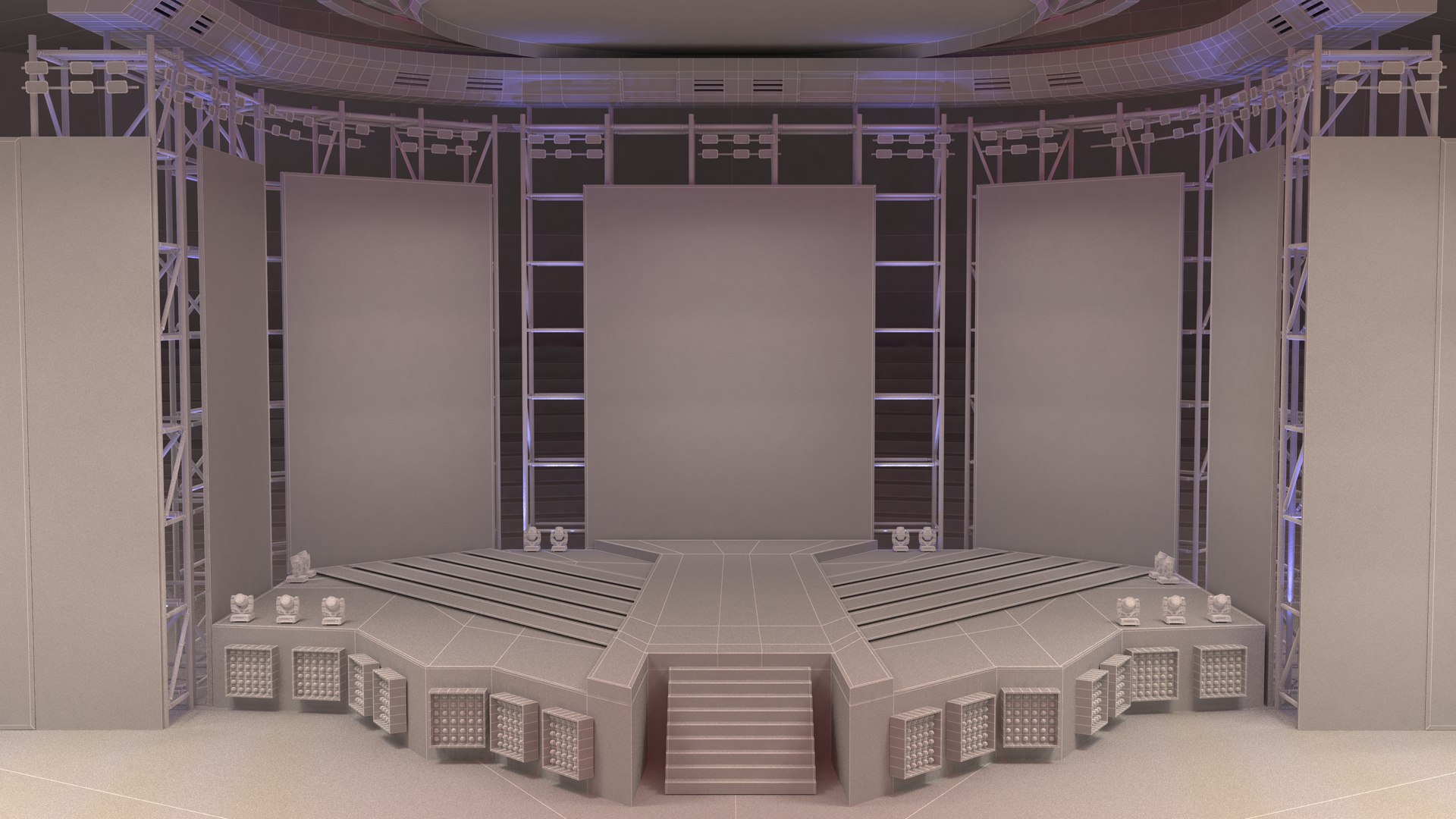 3D Concert Stage - TurboSquid 1984438