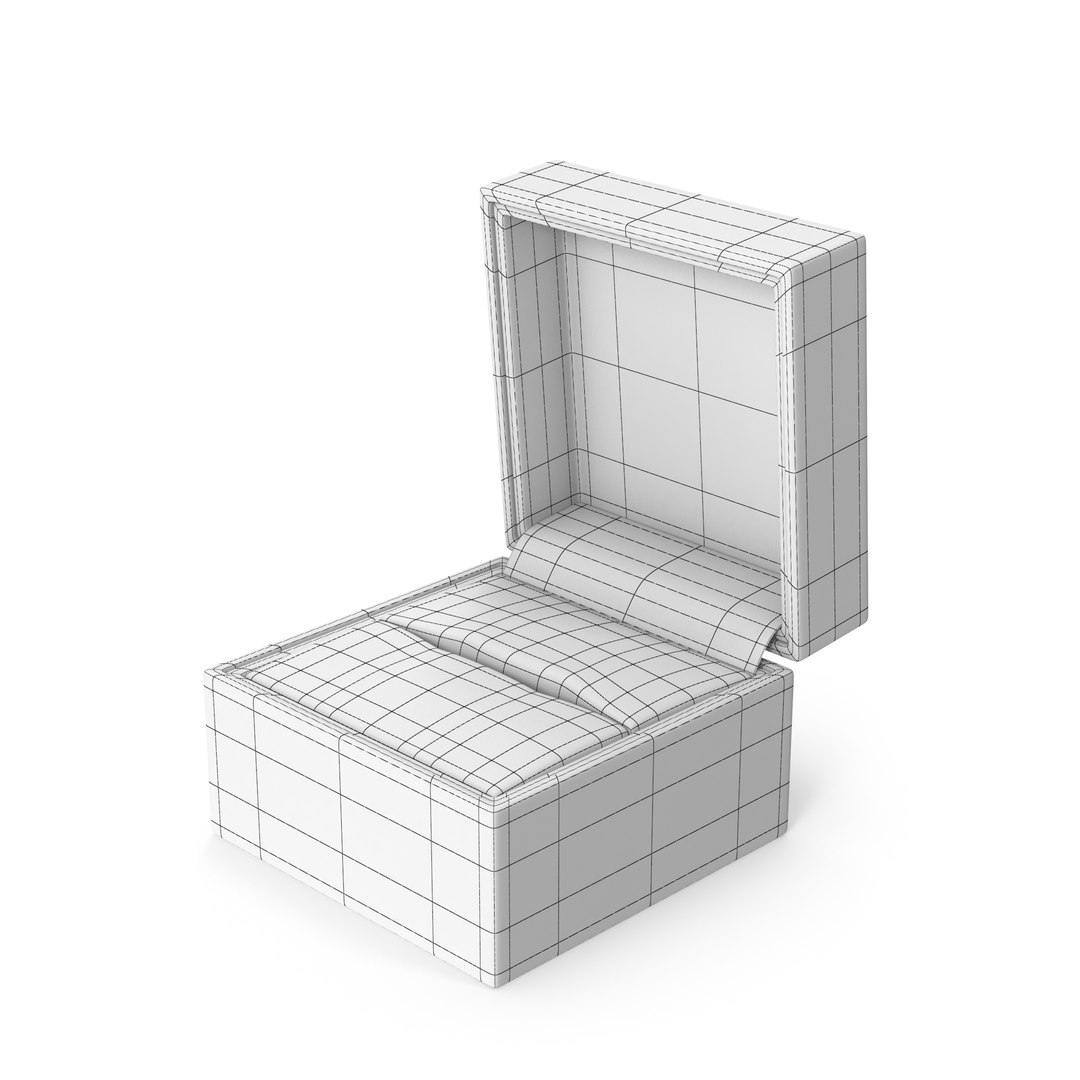 3D Red Ring Box Model - TurboSquid 2097429