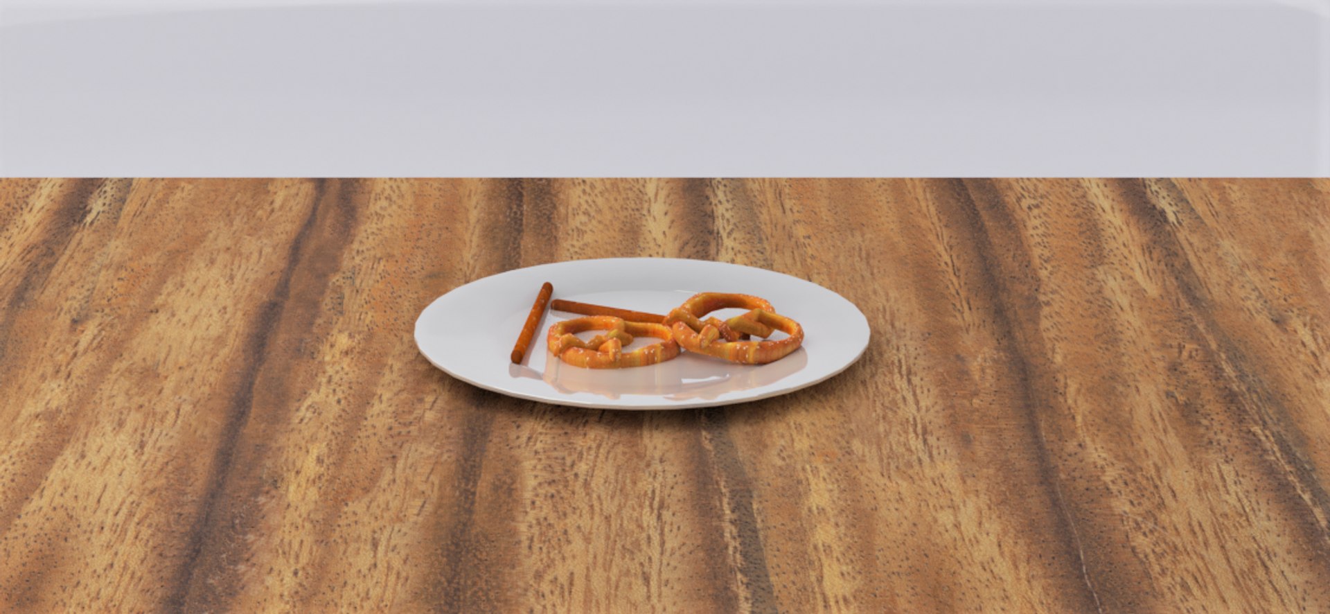 Pretzel 3D Model - TurboSquid 1493516