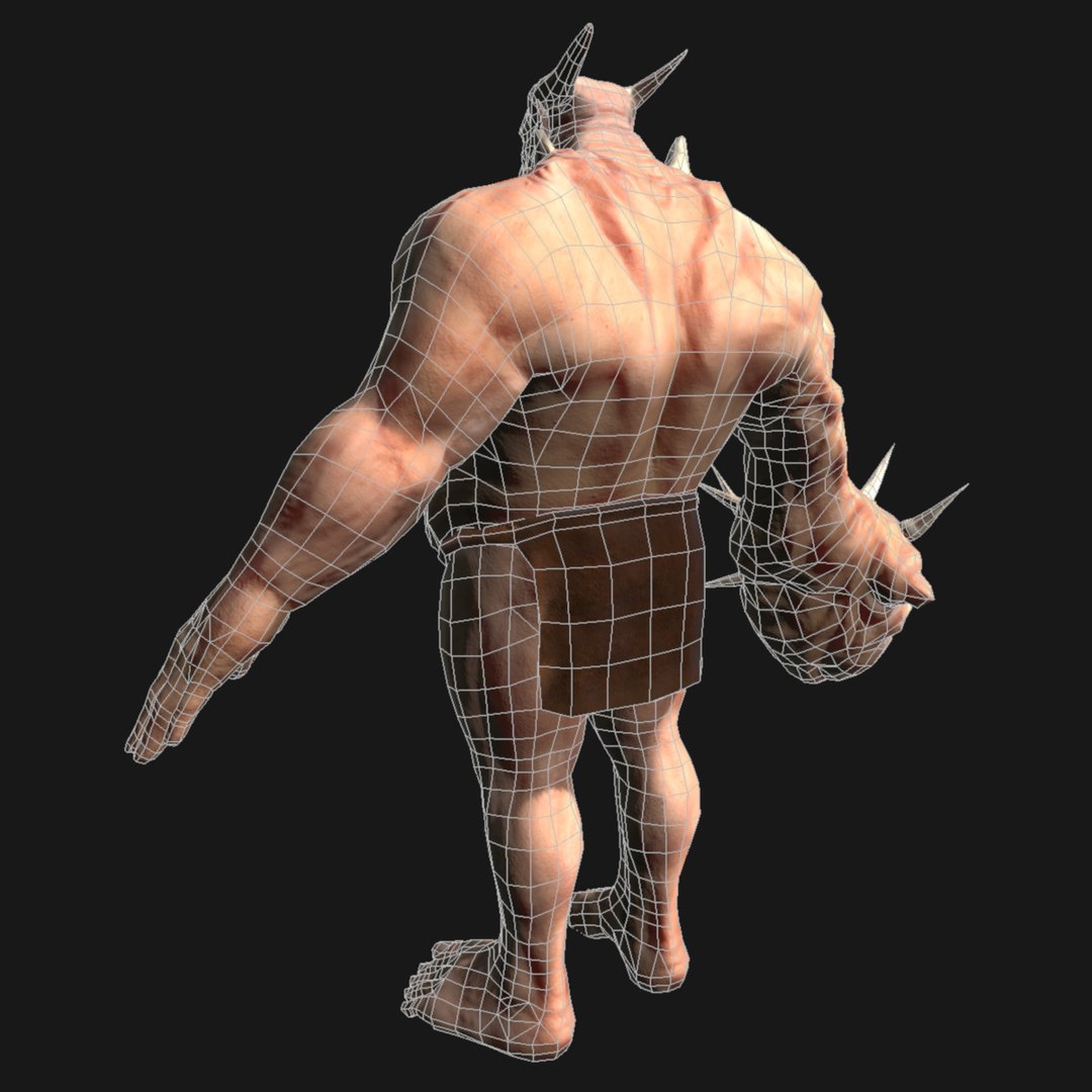3d Model Of Fantasy Monster