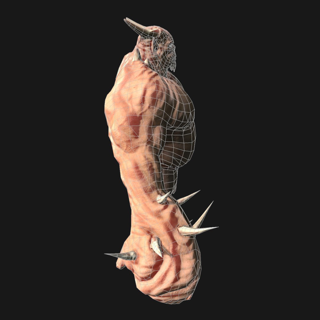 3d Model Of Fantasy Monster