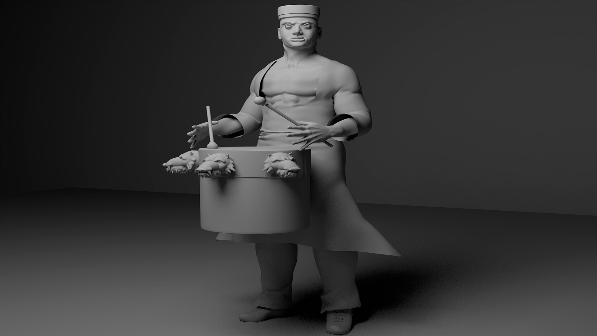 3D Drummer Model - TurboSquid 2245492