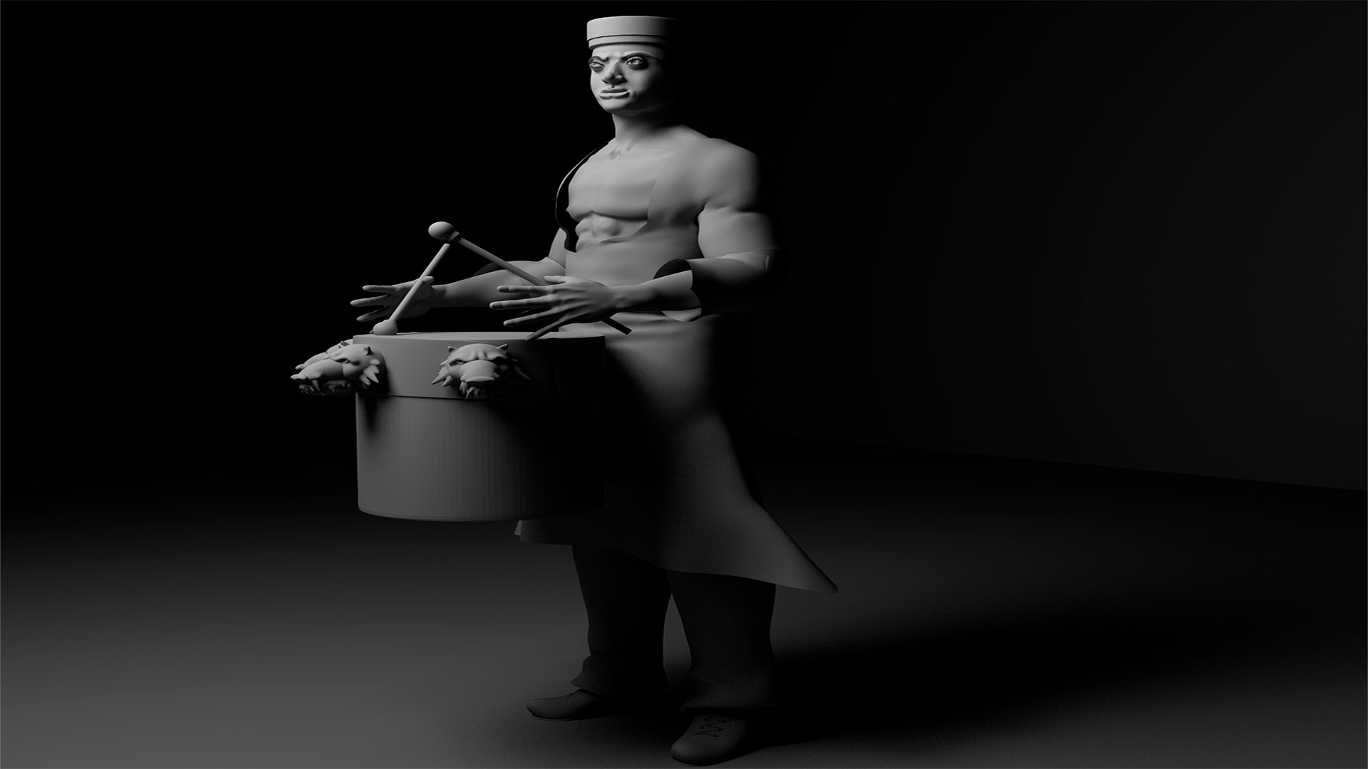 3D Drummer Model - TurboSquid 2245492