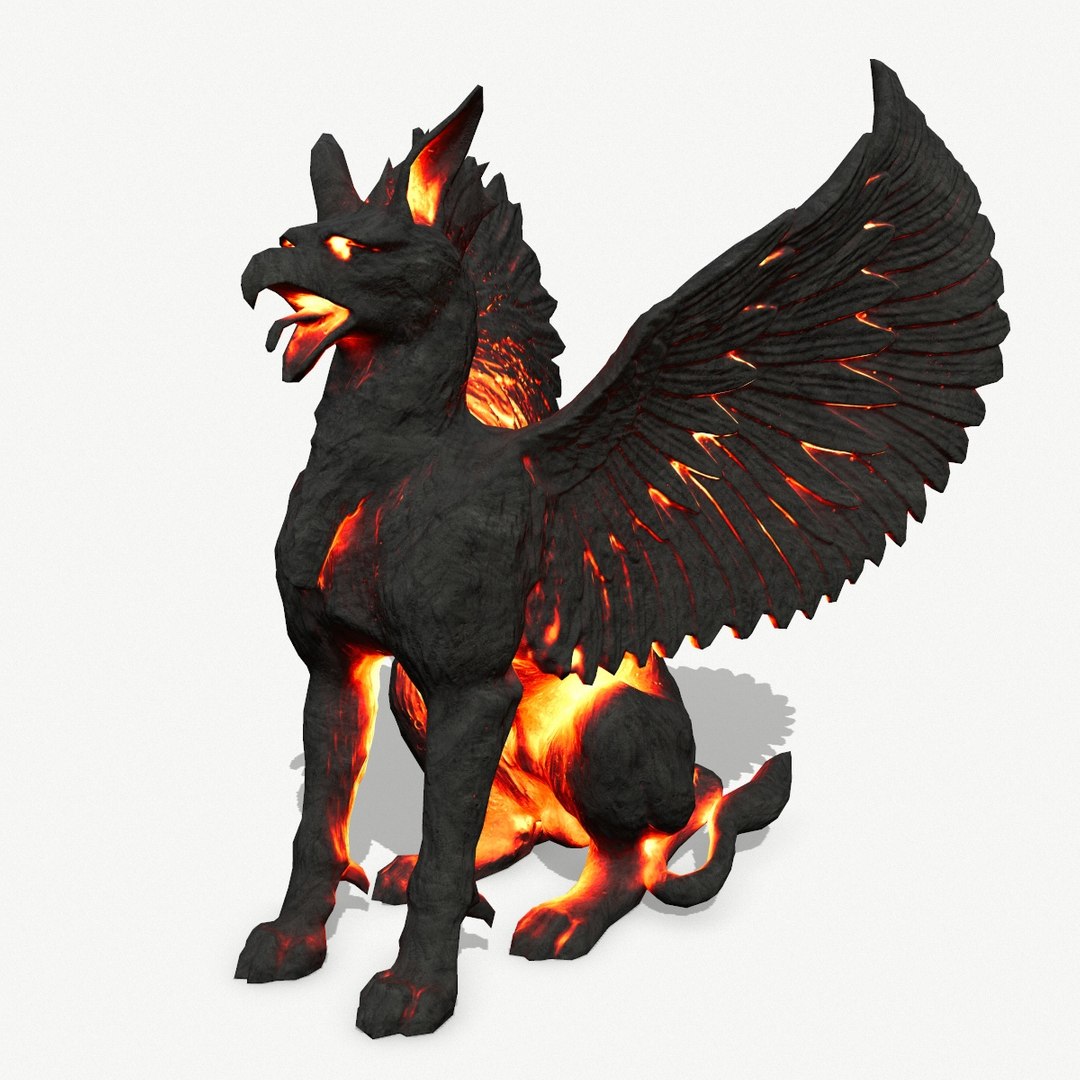 Statue Creature model - TurboSquid 2085201