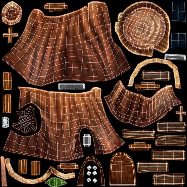 3D Stylized Tree Stump House - TurboSquid 1868197