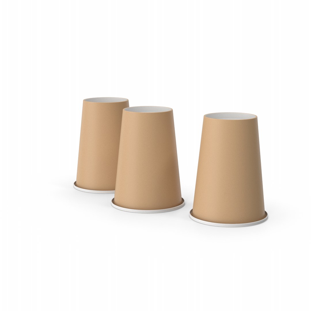 Paper Cups Guess Game 3D - TurboSquid 2197638
