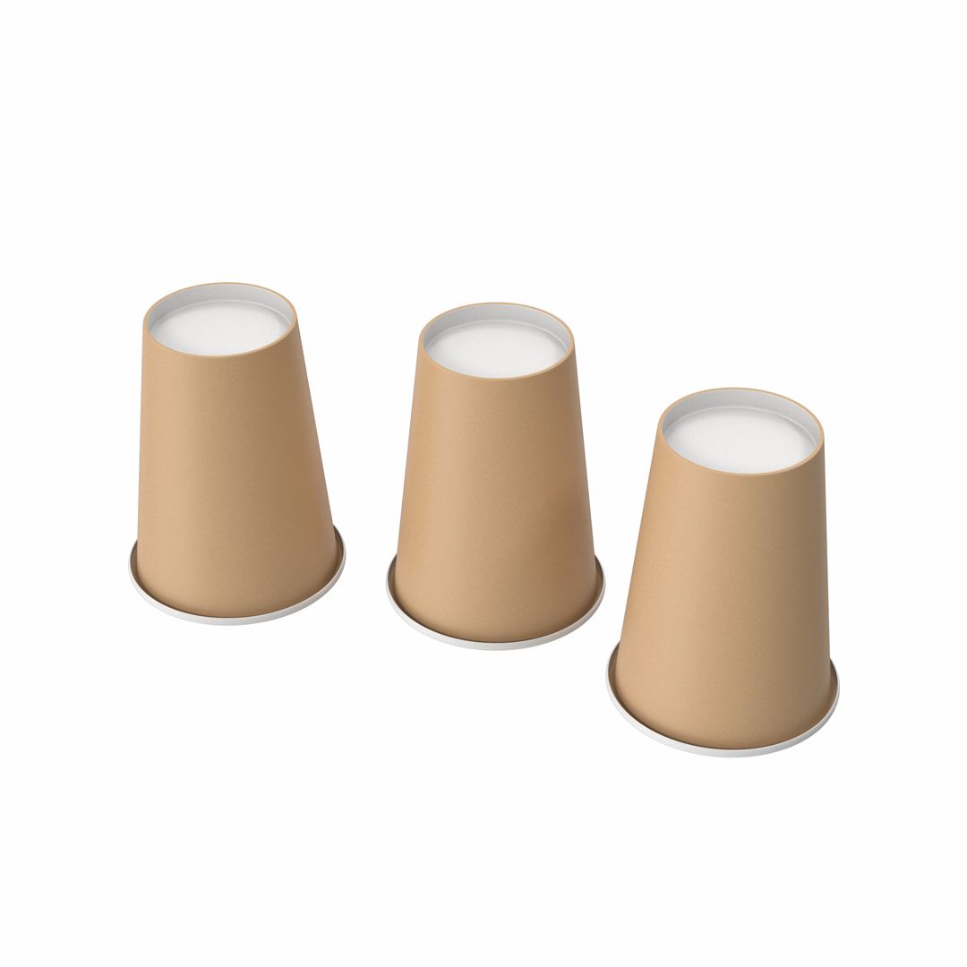 Paper Cups Guess Game 3D - TurboSquid 2197638