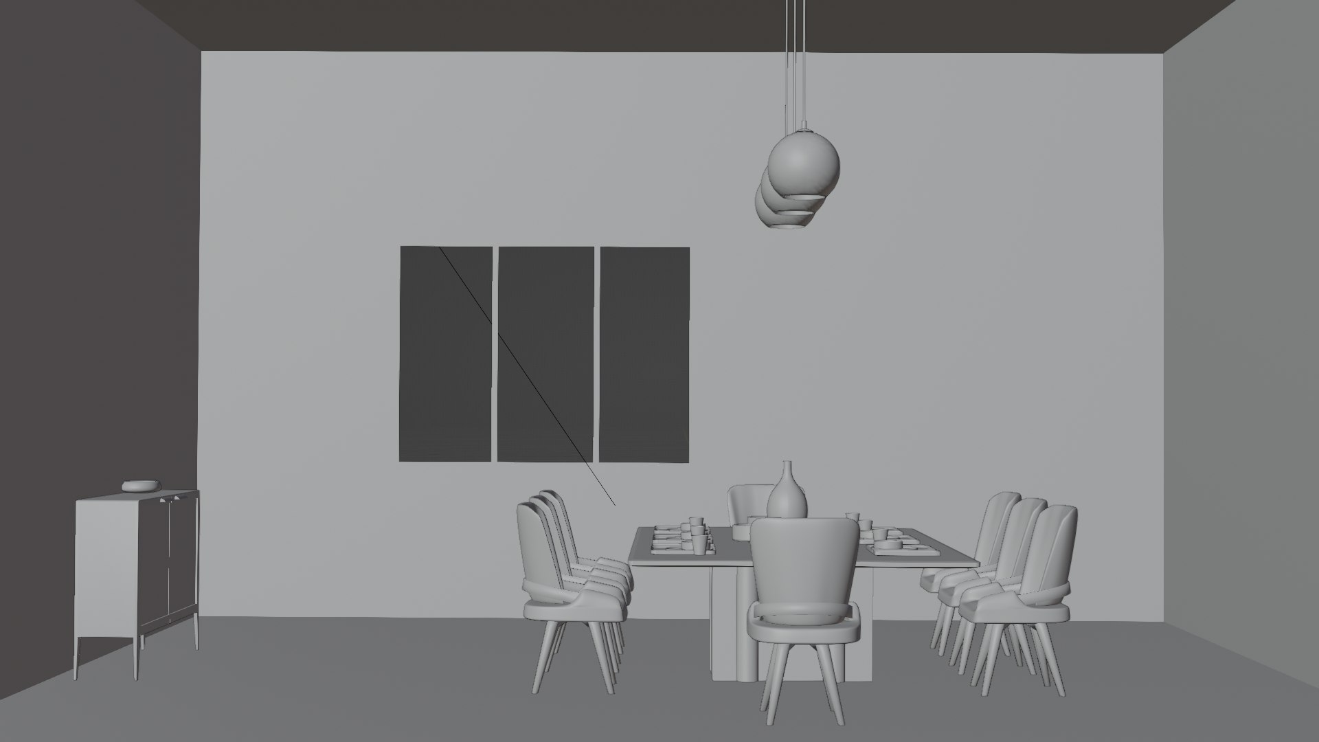 3D модель Kitchen Table and Dining Table - TurboSquid 2106090