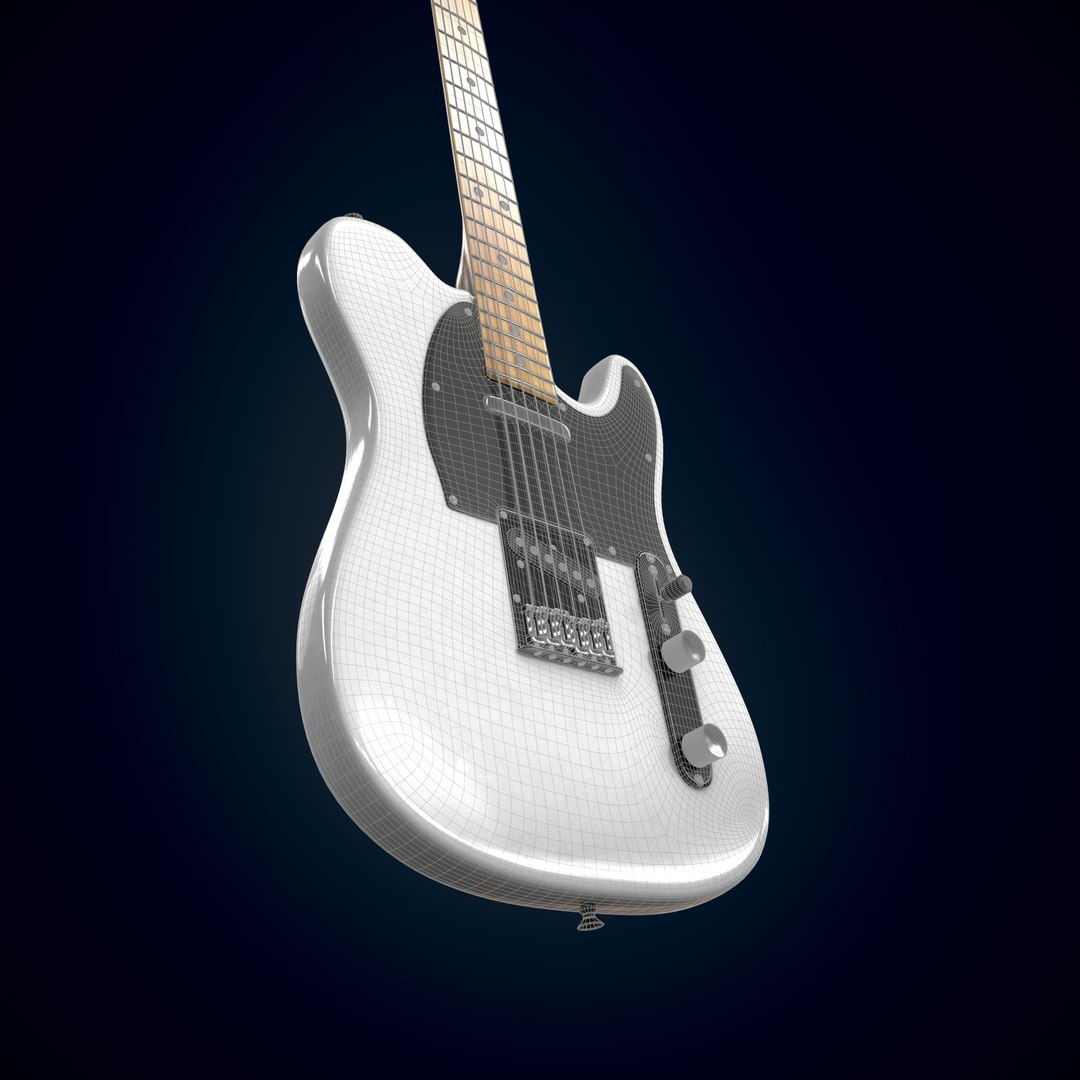3D Electric Guitar Homage HEG-350 Model - TurboSquid 1783522
