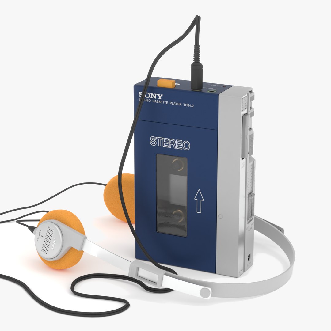 3D model Vintage SONY Walkman - TurboSquid 1908221