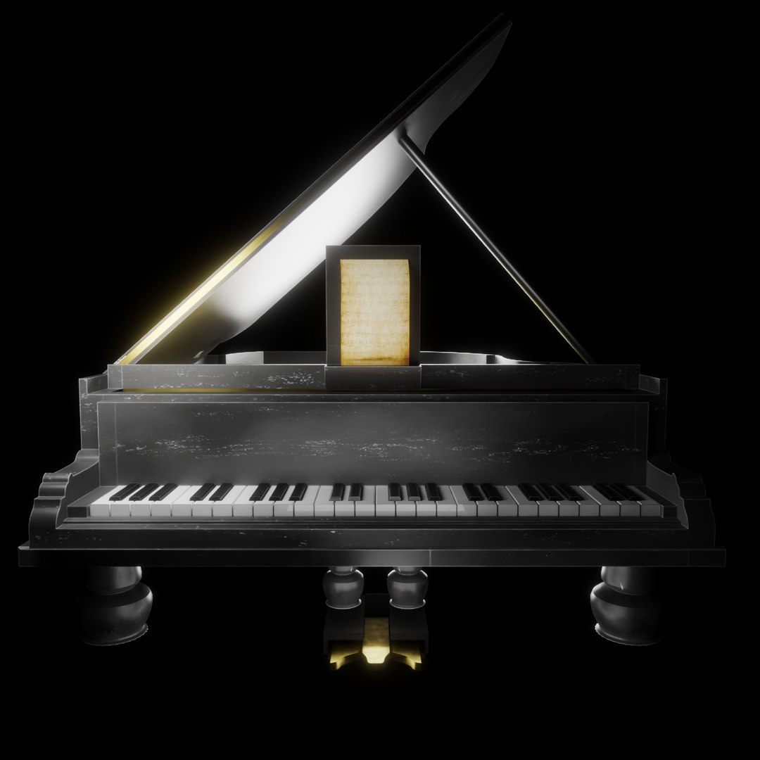 Simple Piano No Strings 3D Model - TurboSquid 2060532