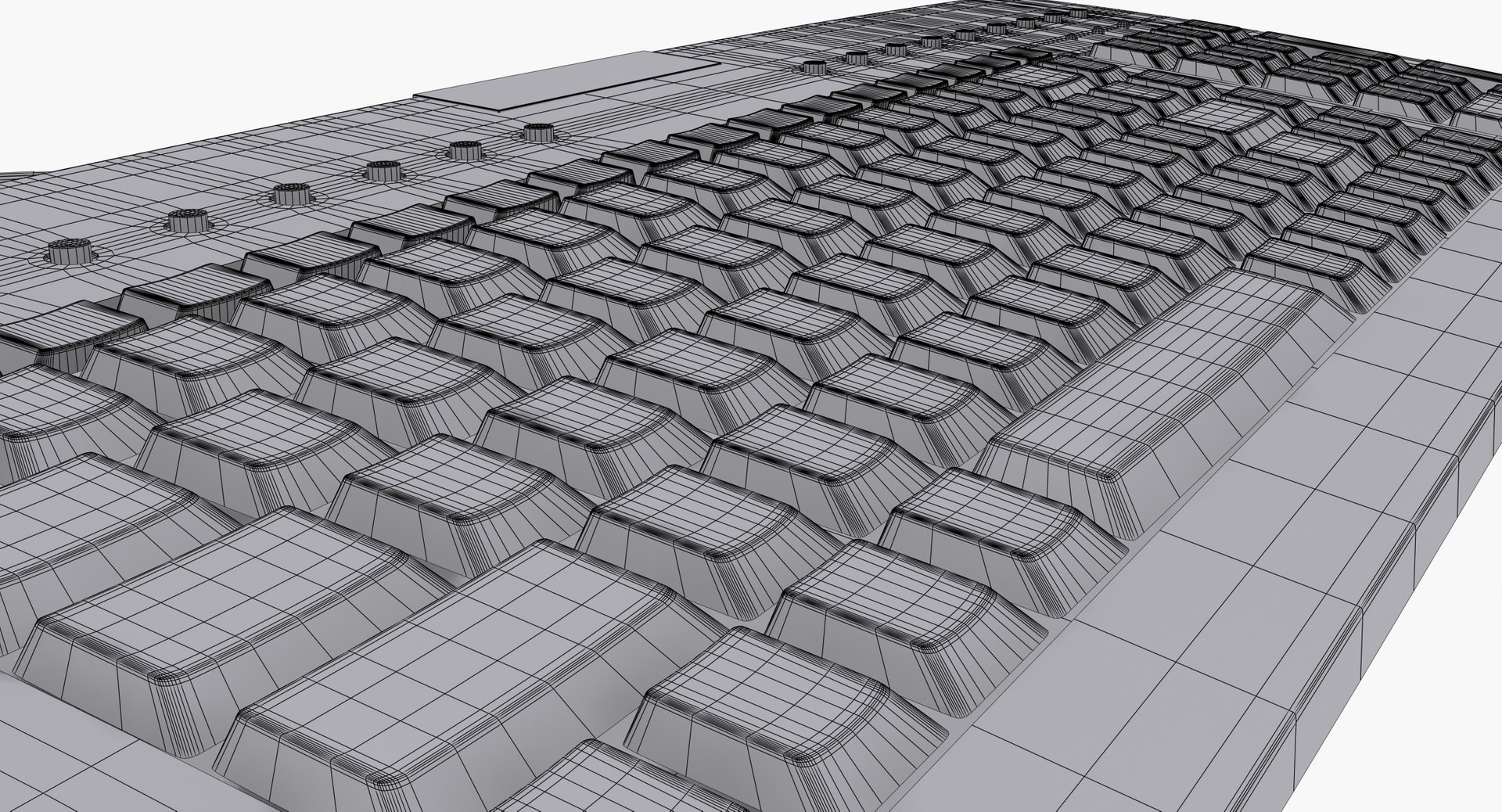 Compact Keyboard 3d Model