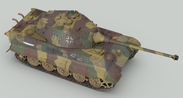 Ww2 German Tiger 2 Tank 3d Model Turbosquid 1231505
