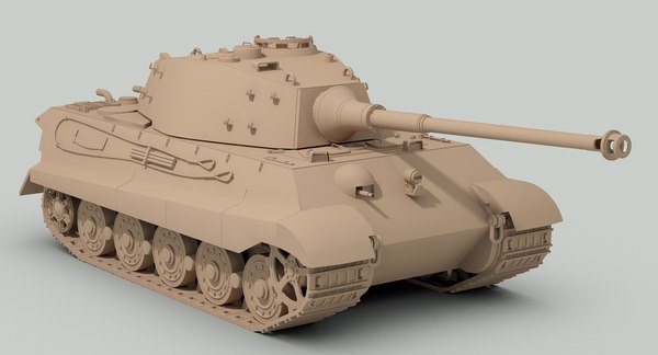 Ww2 german tiger 2 tank 3D model - TurboSquid 1231505