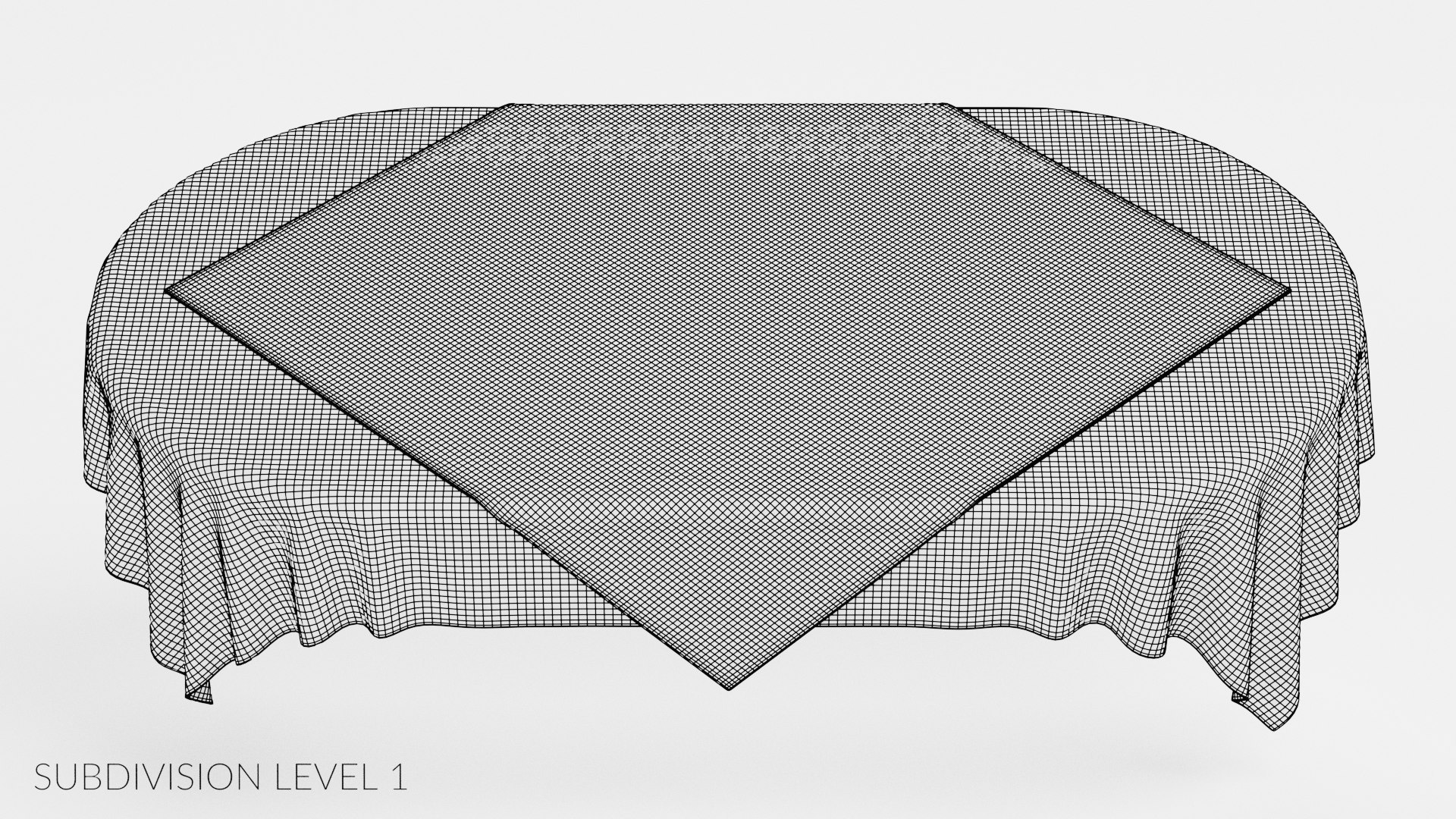 Table Cloth Tablecloth 3D Model - TurboSquid 1507196