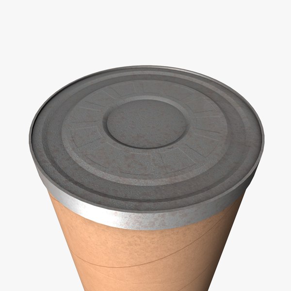 3d cardboard drum