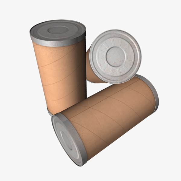 3d cardboard drum