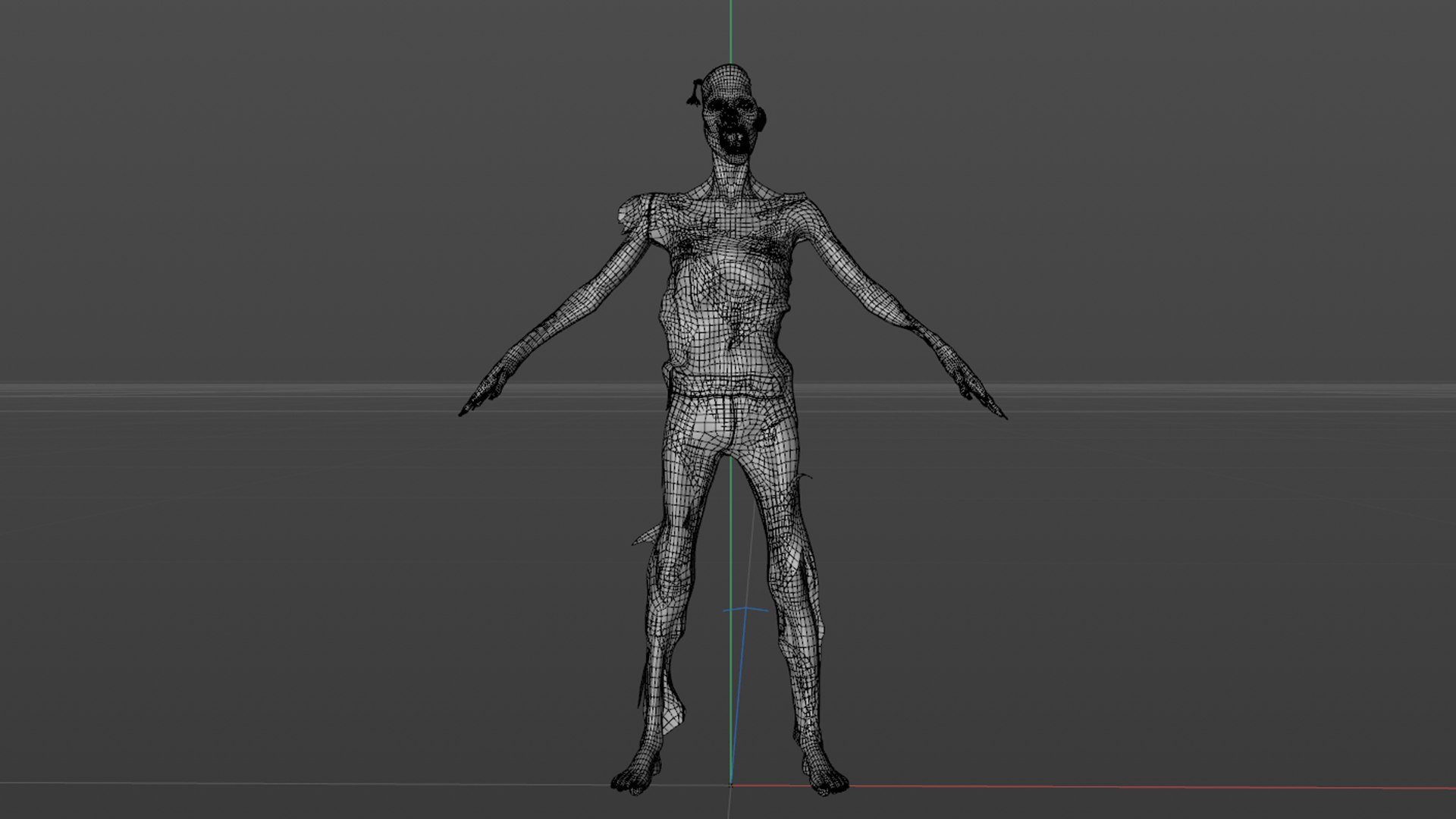 Scary Zombie Skeleton Rigged 3D model - TurboSquid 1983435