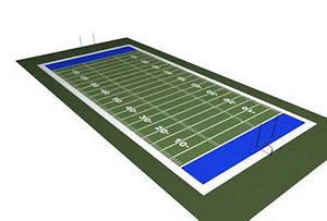 3D Football Field Models - Browse & Download Formats - TurboSquid