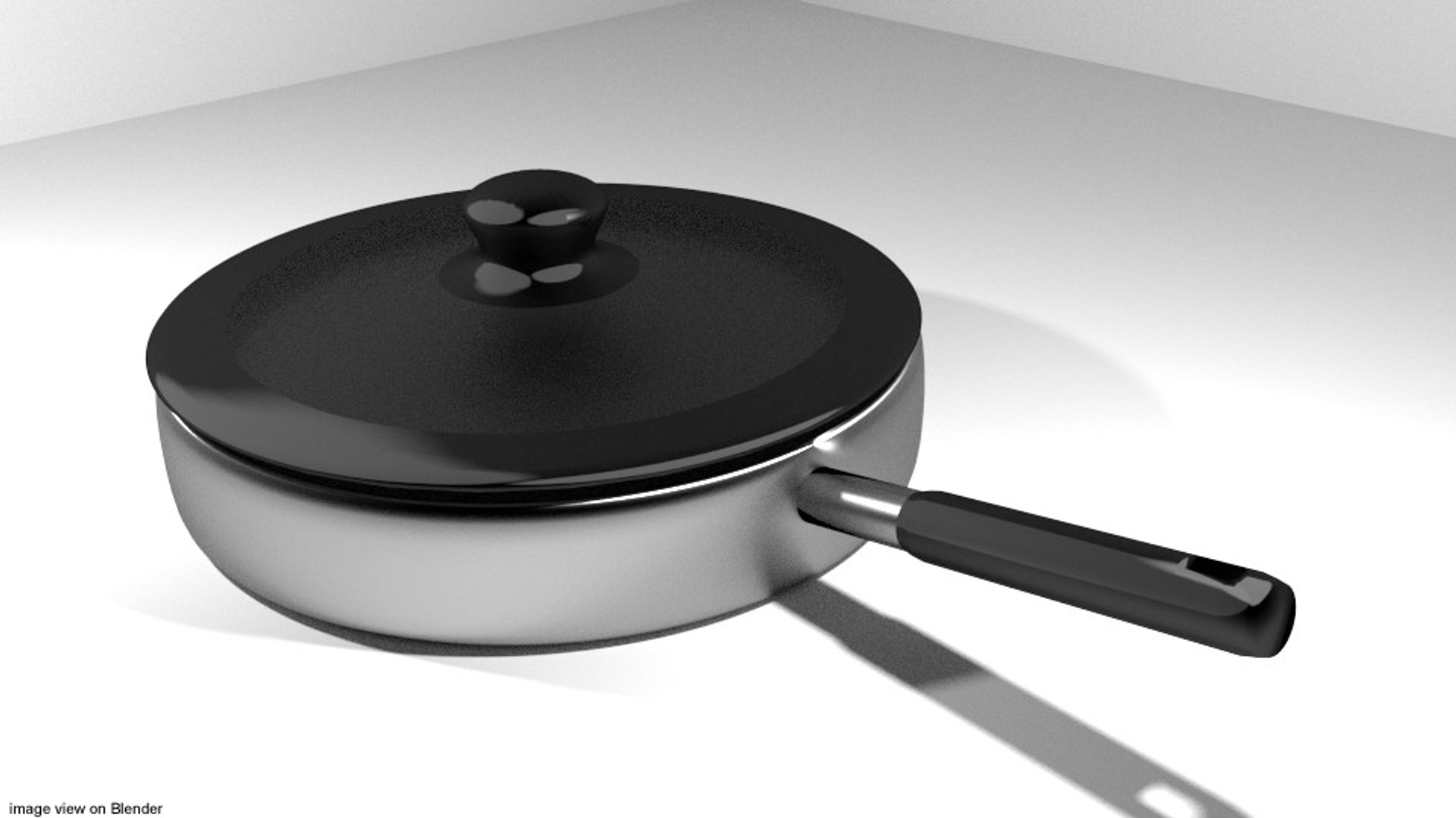 3d Cook Cookware Pan Model