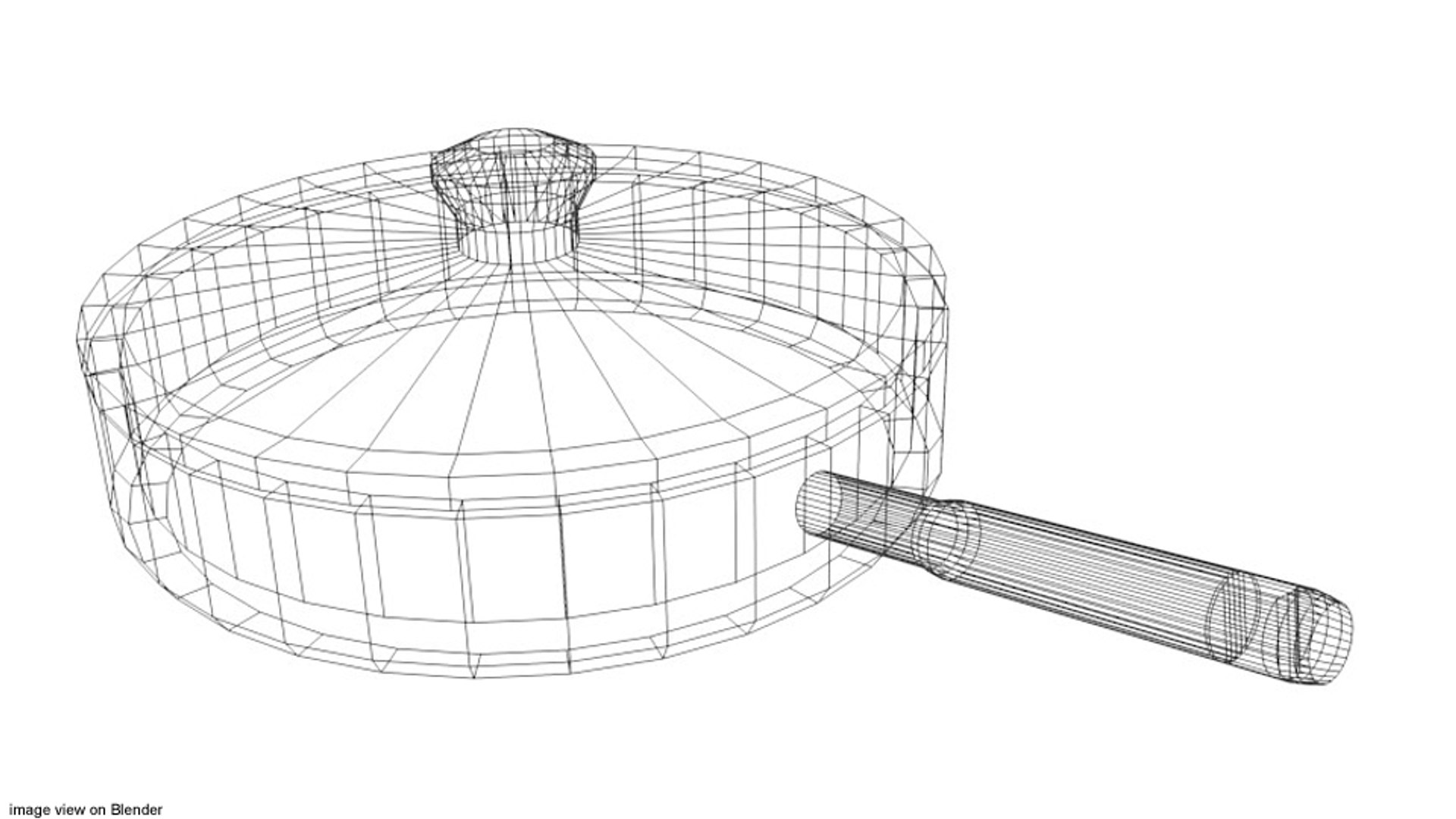 3d Cook Cookware Pan Model