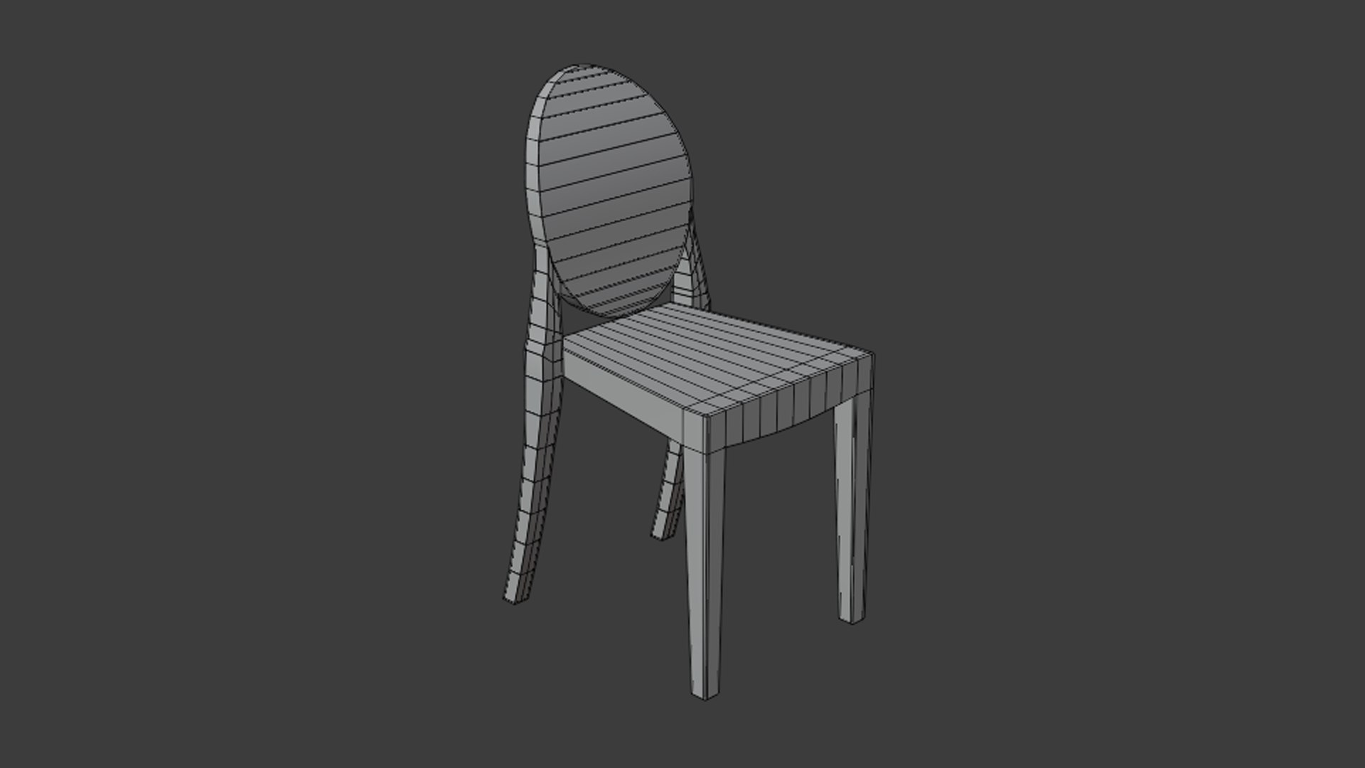 3D Victoria Ghost Chair - TurboSquid 2040558