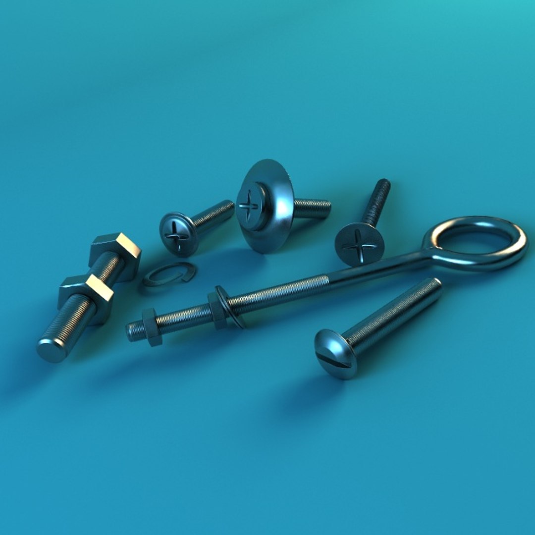 3d Obj Fasteners