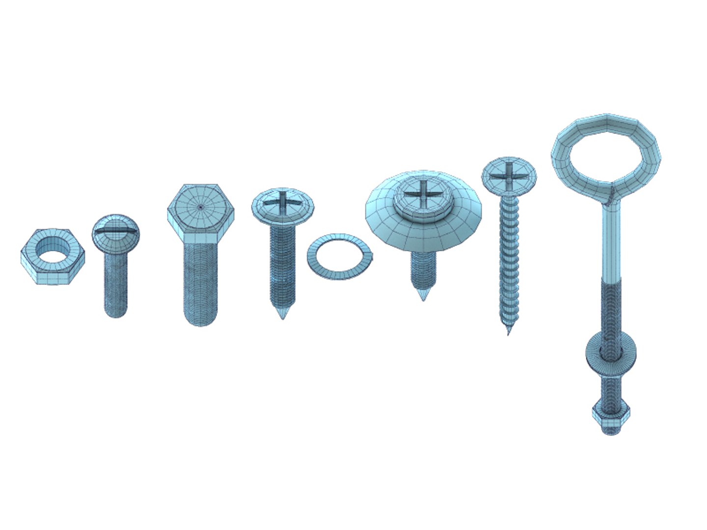 3d Obj Fasteners