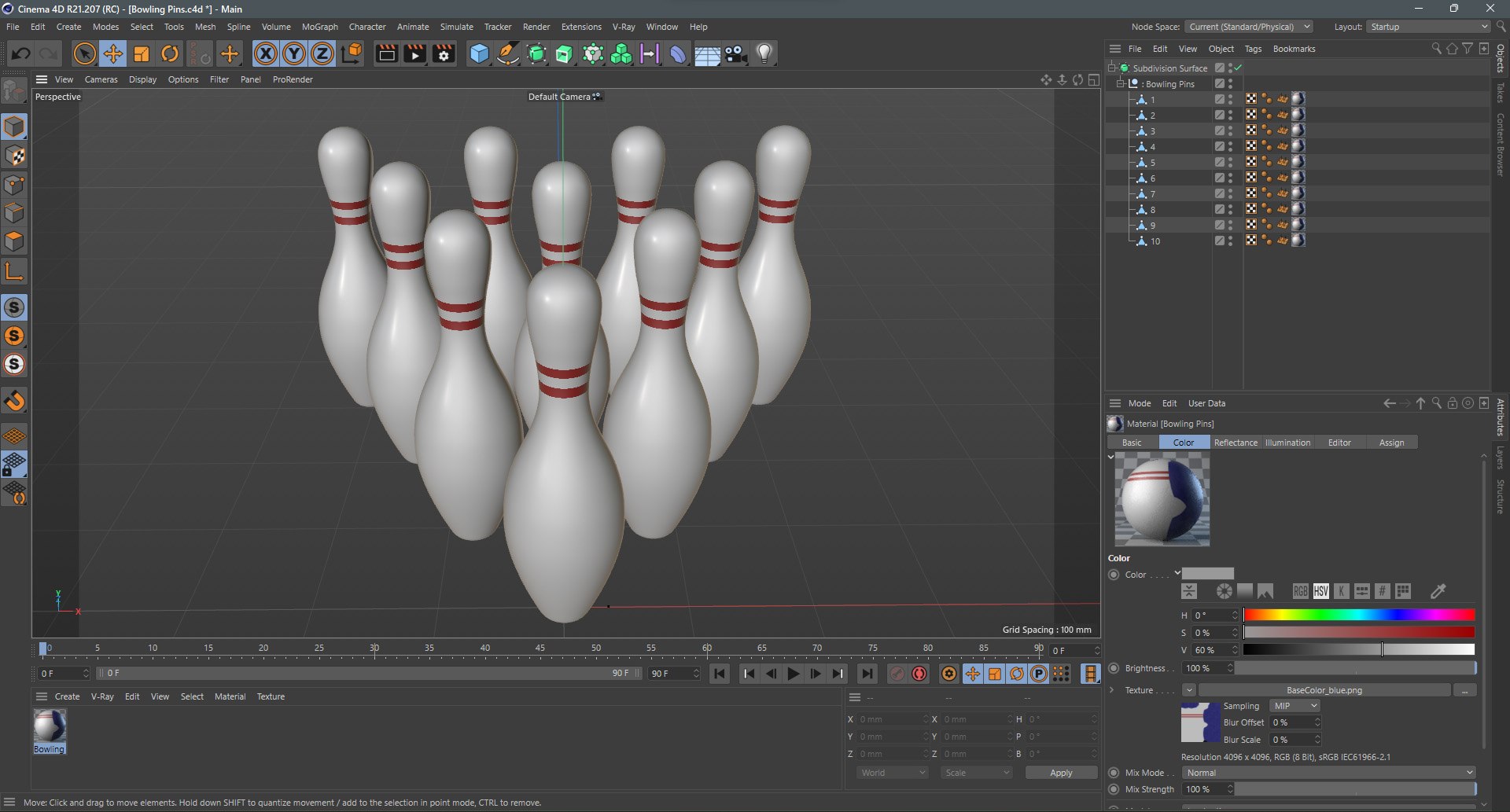 Bowling Collection 3D model - TurboSquid 2115789