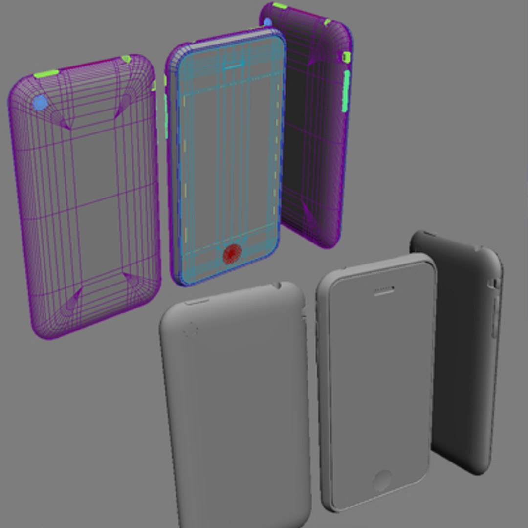 3g Iphone 2009 3d Model