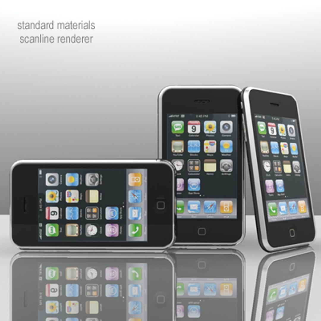 3g Iphone 2009 3d Model