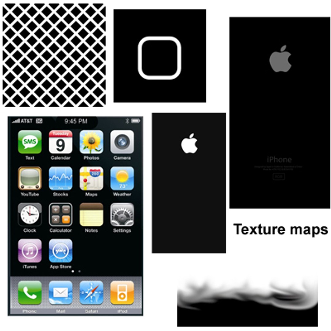 3g Iphone 2009 3d Model