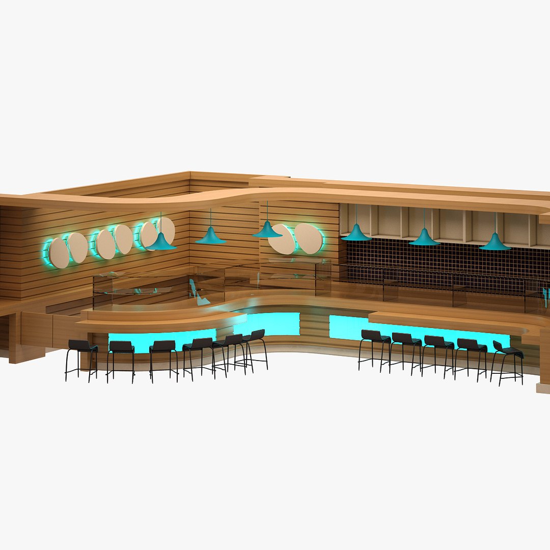 3D Bar Set Furniture - TurboSquid 1228326