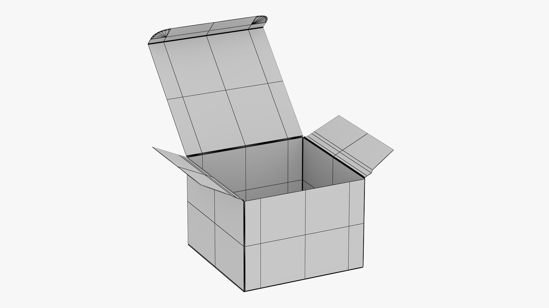 Open Packaging Box 05 Model - TurboSquid 2056116