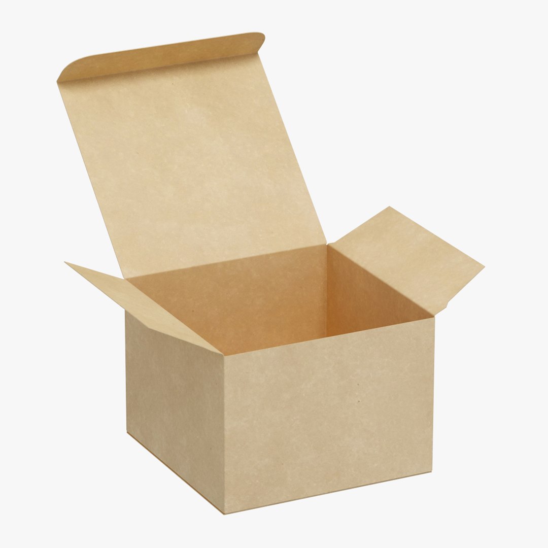 Open Packaging Box 05 model - TurboSquid 2056116