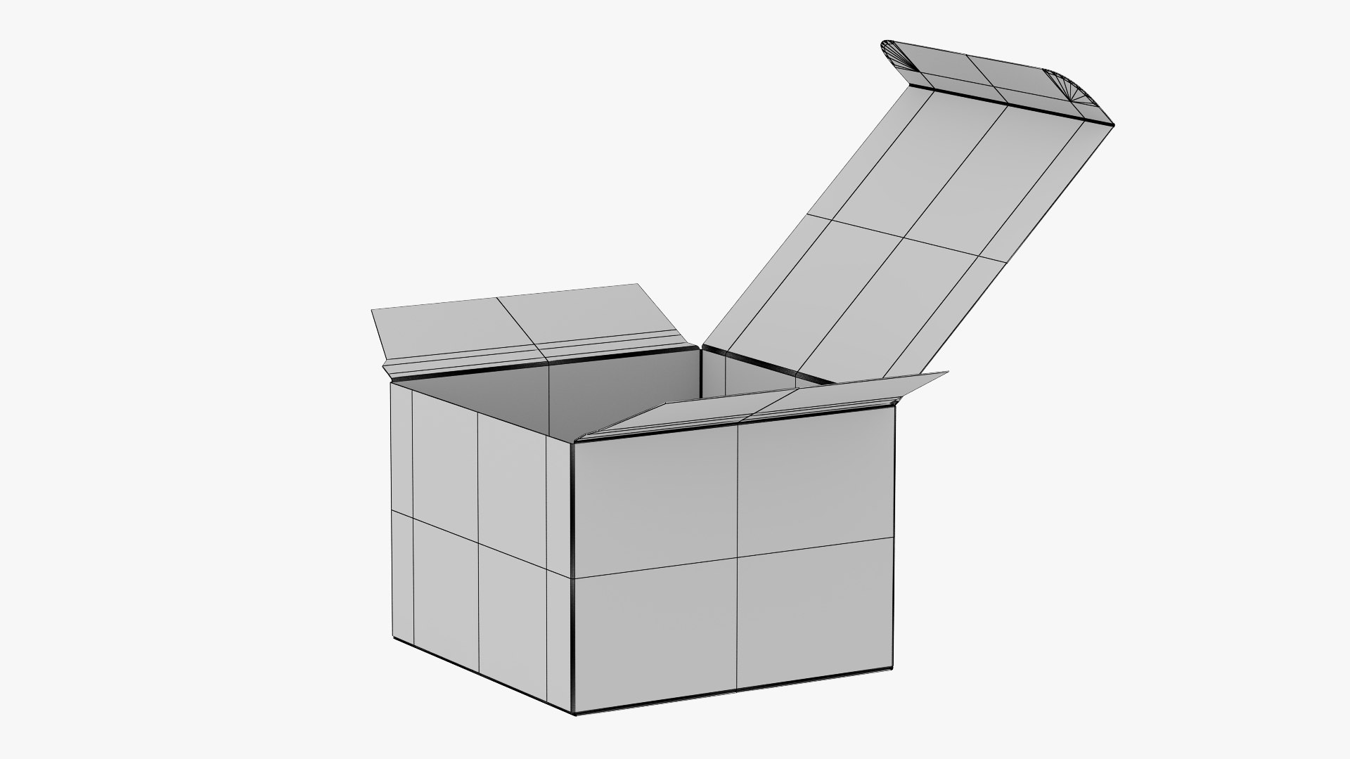 Open Packaging Box 05 Model - TurboSquid 2056116