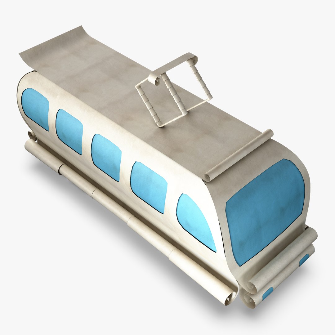 Tram paper v 1 model - TurboSquid 1547385
