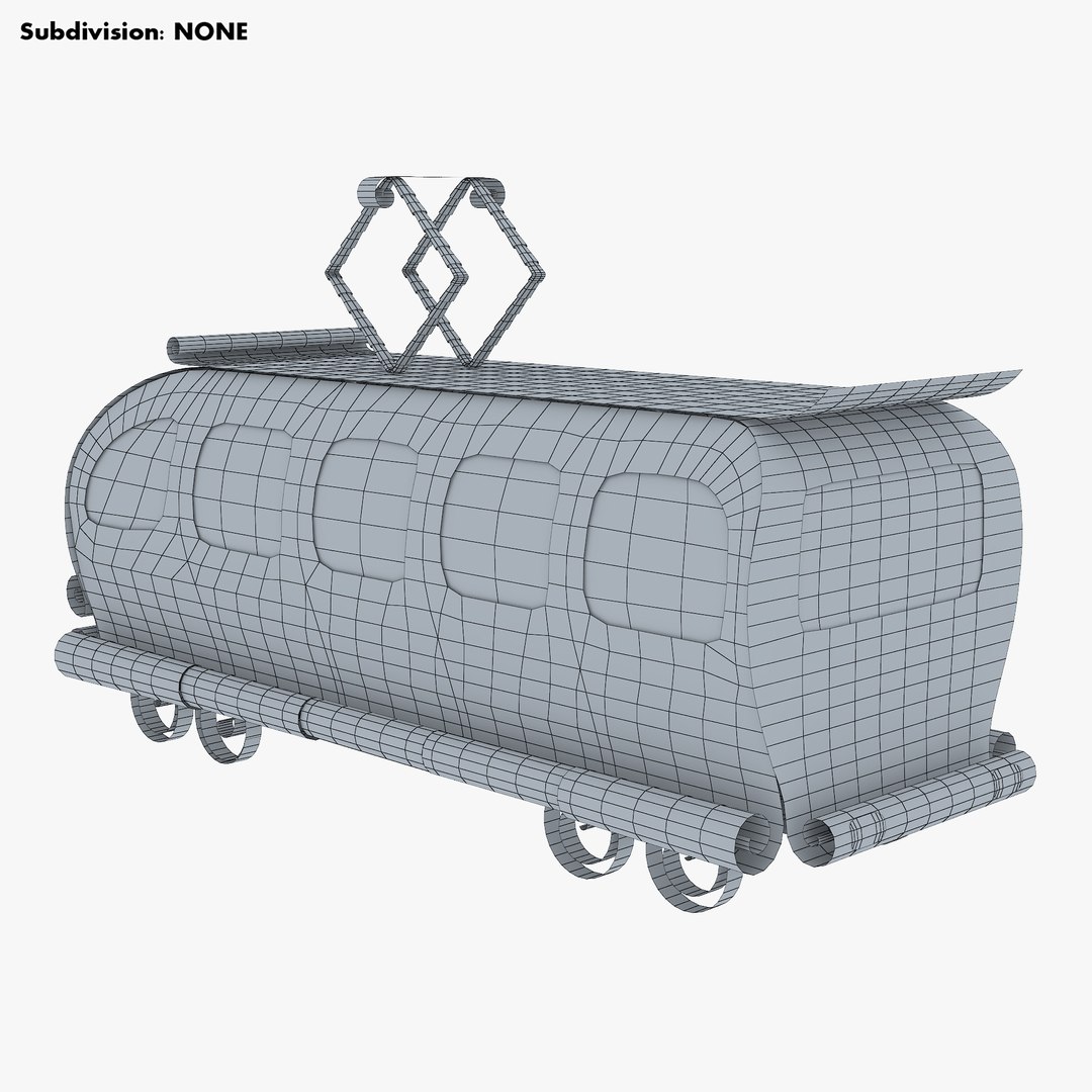 Tram paper v 1 model - TurboSquid 1547385