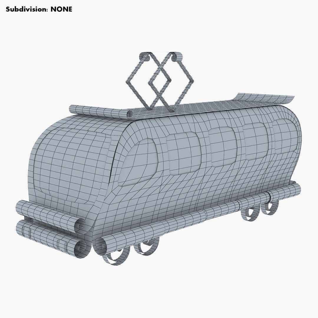 Tram paper v 1 model - TurboSquid 1547385